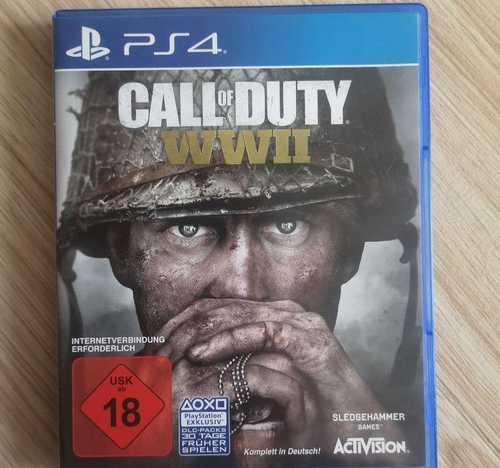 Call of duty ww2 ps4 диск