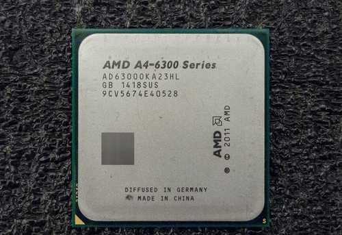 FM2 AMD A4-6300 / 2 ядра до 3.9ghz