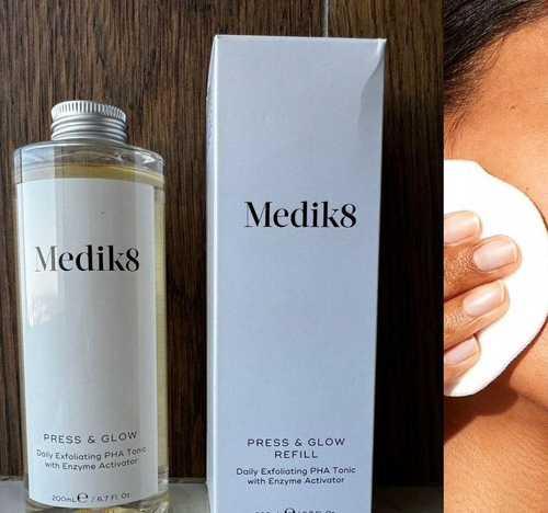 Medik8 Press & Glow Tonic with Enzyme Refill тоник
