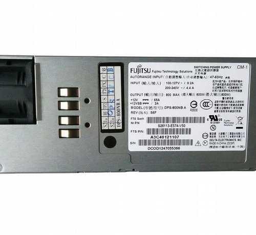 Блок питания Fujitsu 800Wt DPS-800NB A A3C40121107