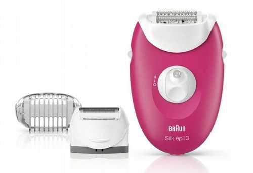 Эпилятор Braun SE3410, розовый