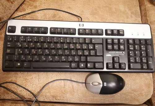 Клавиатура и мышка. HP