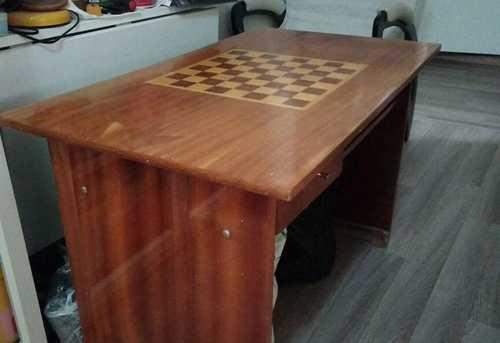 Журнальный стол столик шахматы деревянный стол