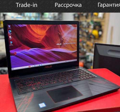 Игровой ноутбук asus FX570UD-DM148T