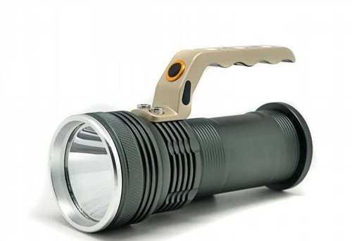 Ручной фонарь прожектор cree T6 10W серый
