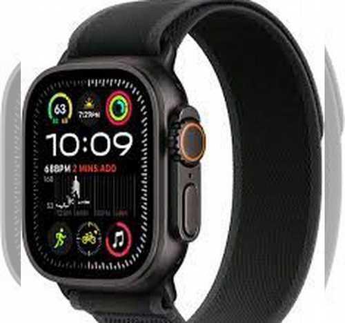 AW Ultra 2 (2024) 49 mm Black M/L Black Trail Loop