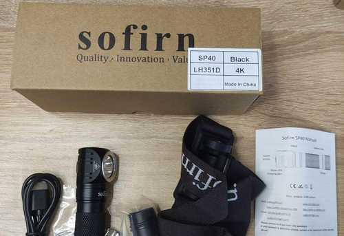 Фонарь Sofirn SP40 на LH315D 4000К налобный