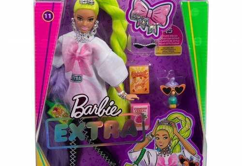 Кукла Barbie Экстра с зелеными неоновыми волосами