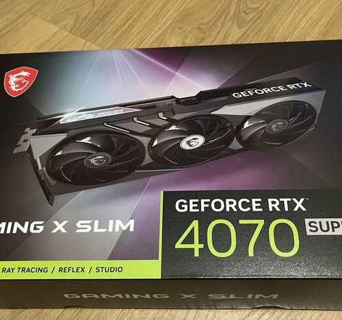 Видеокарта MSI GeForce RTX 4070 super gaming X sli