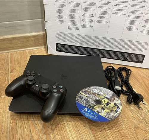 Sony playstation 4 Slim 1Tb   диск с игрой