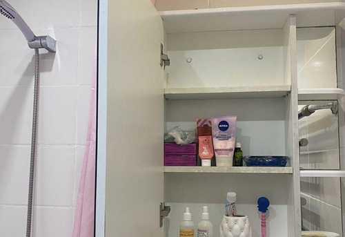 Шкафчик в ванную с зеркалом бу