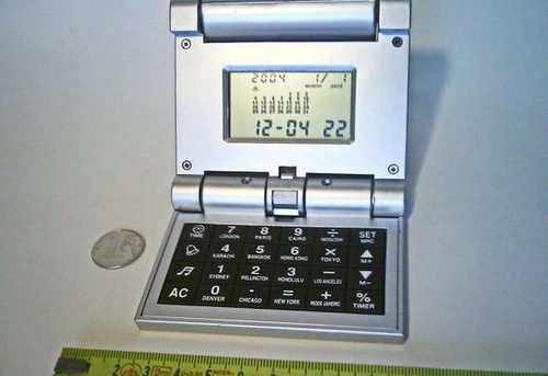 Калькулятор-часы-календарь трансформер на подарок