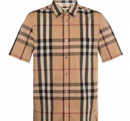 Рубашка Burberry Nelson Sport Shirt In Brown Новая