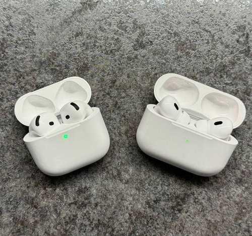 Наушники Airpods 4/Pro2 Premium  чехол