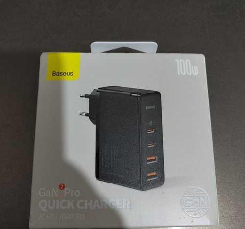 Сетевое зарядное устройство 100W Baseus GaN2 Pro