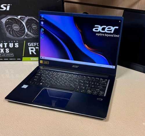 Стальной Acer i7-8550 / 8 RAM / SSD 256