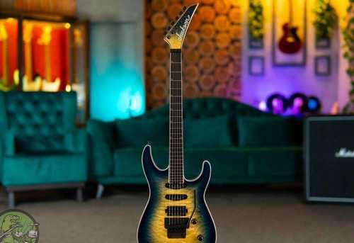 Jackson Pro Plus Soloist SLA3Q Amber Blue Burst
