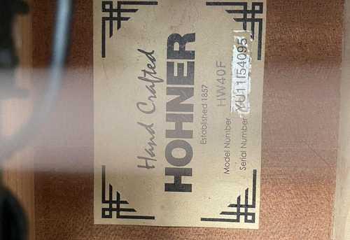 Электроакустическая гитара для фингерстайла Hohner