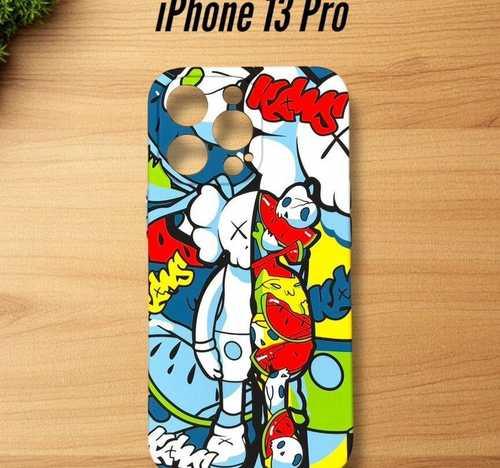 Чехол iPhone 13 Pro Luxo Kaws