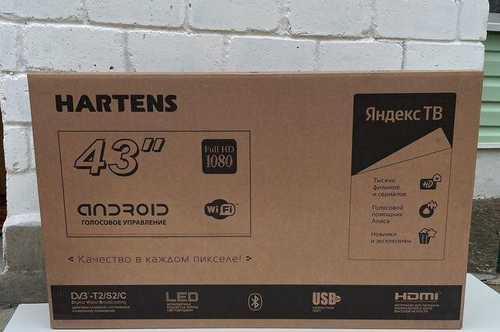 Телевизор Hartens 43 новый в коробке