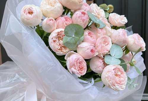 Пионовидные кустовые розы с доставкой Ростов цветы