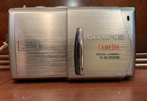 Цифровой фотоаппарат olympus С60 Zoom