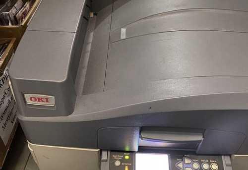 Цветной лазерный принтер Oki Pro 920WT c белым тон
