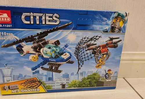 Lego City 60207 воздушная полиция, аналог