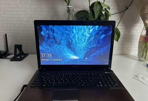 15.6" ASUS K53S, 500 ГБ, Core i5-2410M, RAM 4 ГБ, GeForce GT 520M 1 ГБ