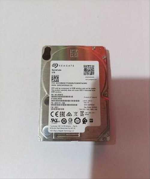 Жесткий диск Seagate HDD 5TB ST5000LM000 2.5"