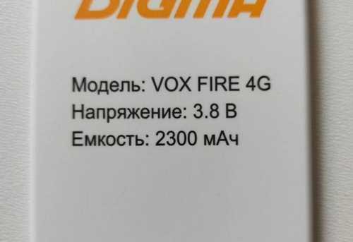Аккумулятор для Digma Vox Fire 4G