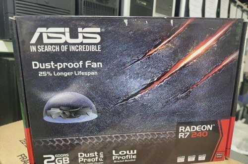 Видеокарта Asus AMD radeon R7 240 2gb новая