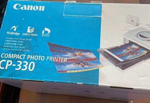 Принтер, картриджи и фотобумага canon CP-330