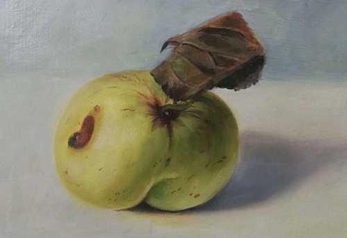 Картина в интерьер Зеленое яблочко