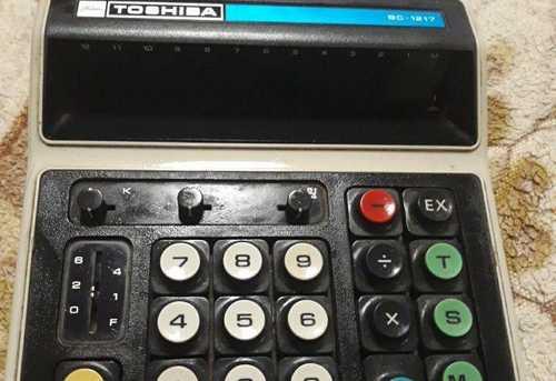 Калькулятор электронный toshiba. BC-1217.Япония.Вр