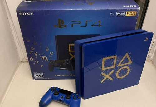 Ps4 Slim Limited Edition + 50игр