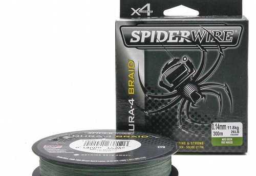 Шнур Spiderwire Dura-4 150м 0,14мм Green 1450379