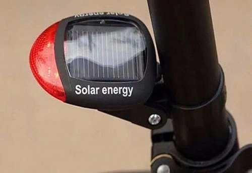 Задний фонарь для велосипеда на солнечной батарее