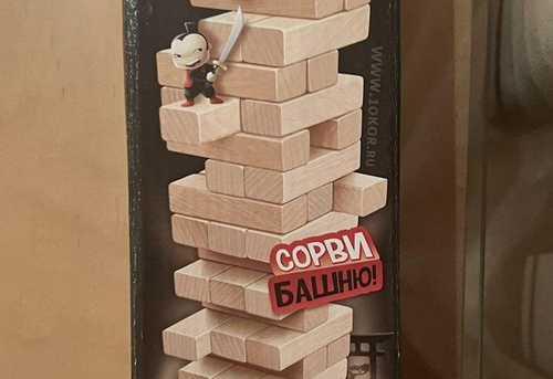 Дженга Jenga настольная игра бам бум