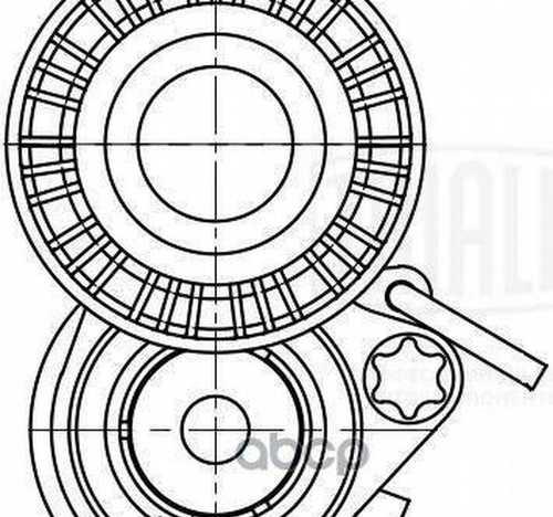 Ролик привод. ремня для а/м BMW X5 E53 99- 3.0i
