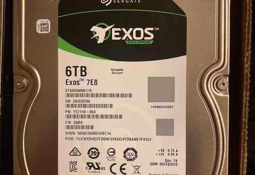 Жесткий диск seagate exos 6тб