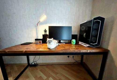 Компьютерный стол в стиле лофт, 2 метра