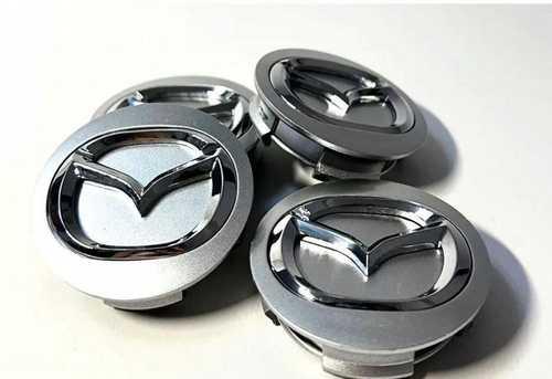 Колпачки/ заглушки/ эмблемы дисков Mazda 57/50мм