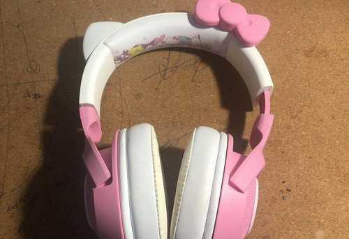 Беспроводные наушники razer kraken hello kitty