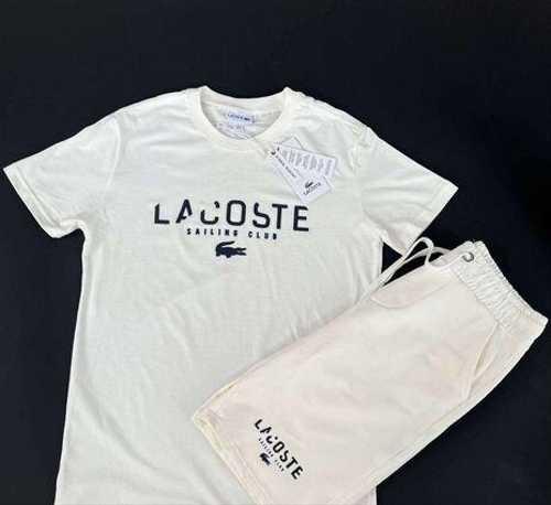 Костюм мужской футболка шорты Lacoste