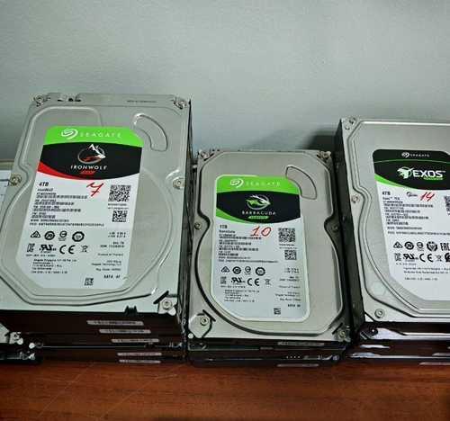 Жесткие диски Seagate и WD