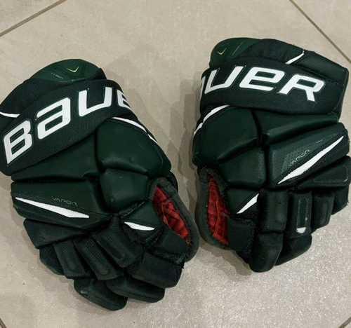 Хоккейные детские краги Bauer vapor размер 10