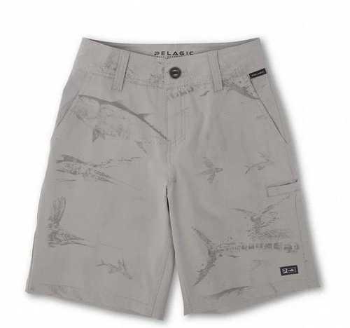 Шорты Pelagic Deep Sea Fish Camo Short (Grey) (L)