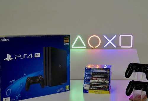 Sony Ps4 Pro 700+ Игр / 2 геймпада / Доставка