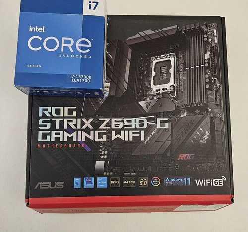 Asus ROG strix Z690-G gaming wifi   13700k